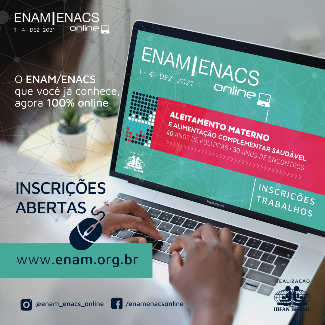 ENAM | ENACS ONLINE (2021) – O SITE JÁ ESTÁ NO AR! – IBFAN Brasil